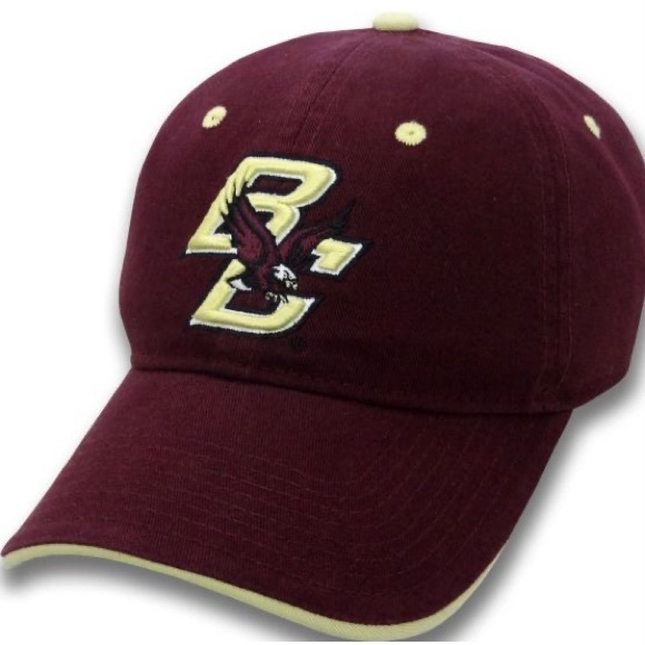 The Game | Accessories | Boston College Adjustable Ball Cap Dark Maroon ...
